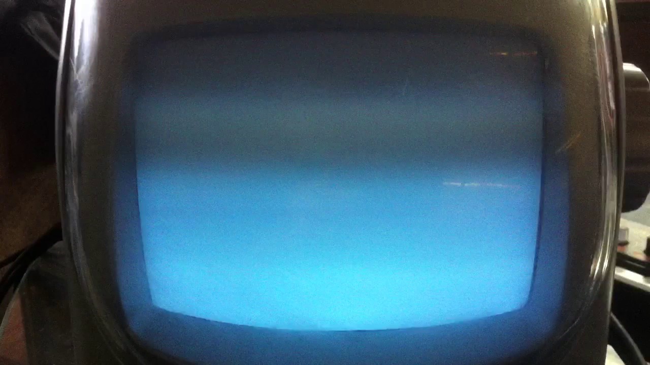 Audio to video visualizer from old tv - YouTube