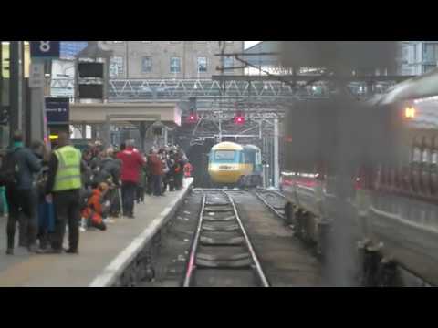 LNER HST Farewell Tour: Final Arrival and Departure from King's Cross - YouTube