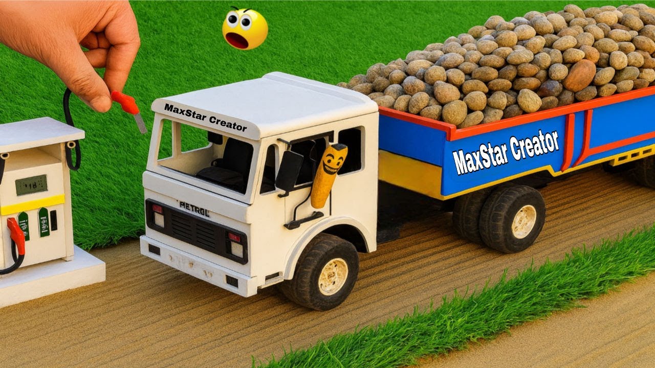 DIY Mini Truck Builds Strong Cement Bridge | Creative Engineering ...