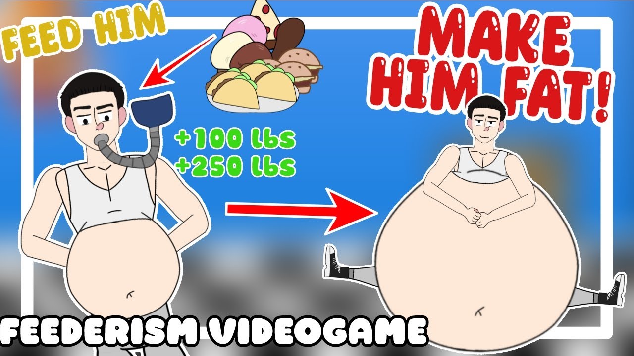 Feederism Videogame "Feed The Fit Guy" 🍕🍔 - Feederism Animation Story | Jack Fatty - YouTube