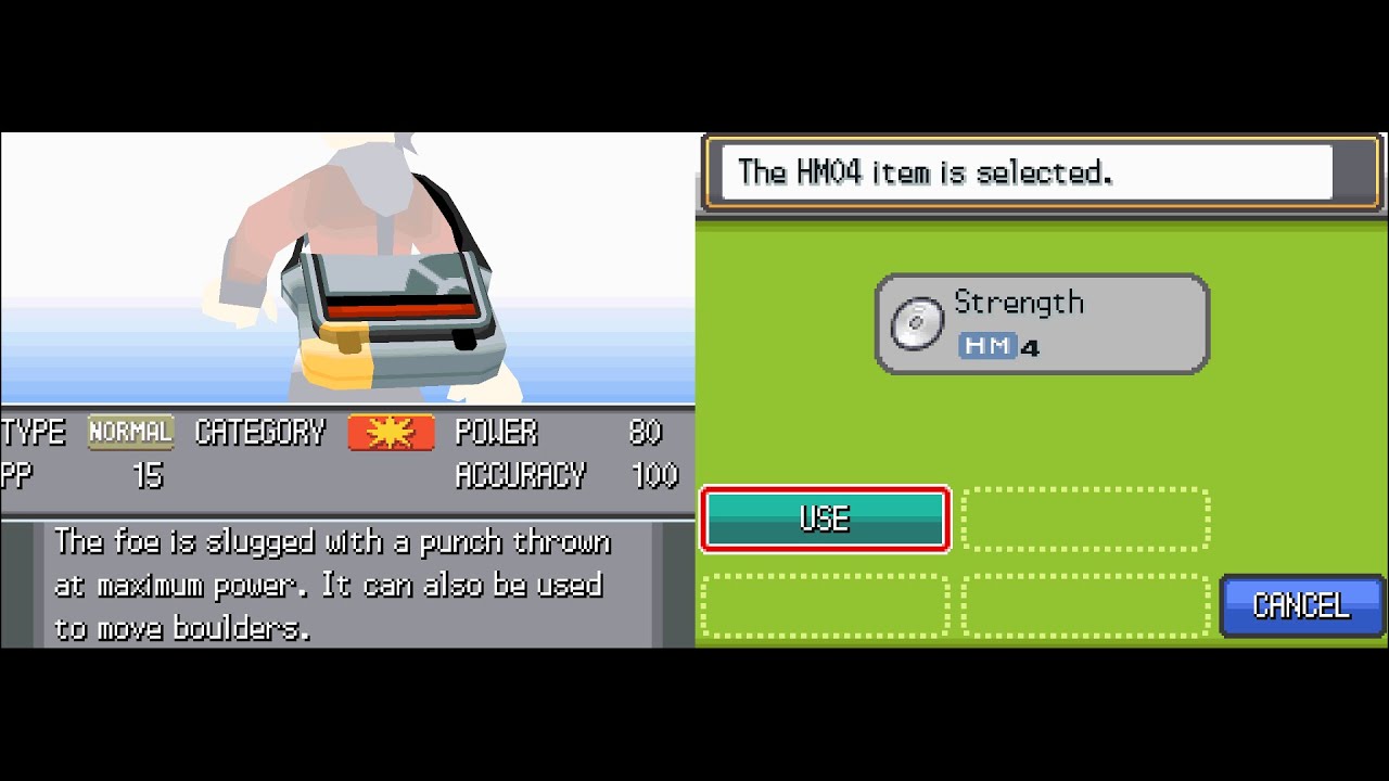 How To Get HM04 Strength in Pokemon HeartGold & SoulSilver - YouTube
