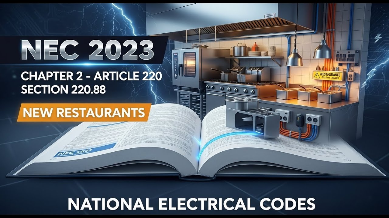 Section 220.88 New Restaurants - NEC 2023 - Chapter 2 - Article 220 ...