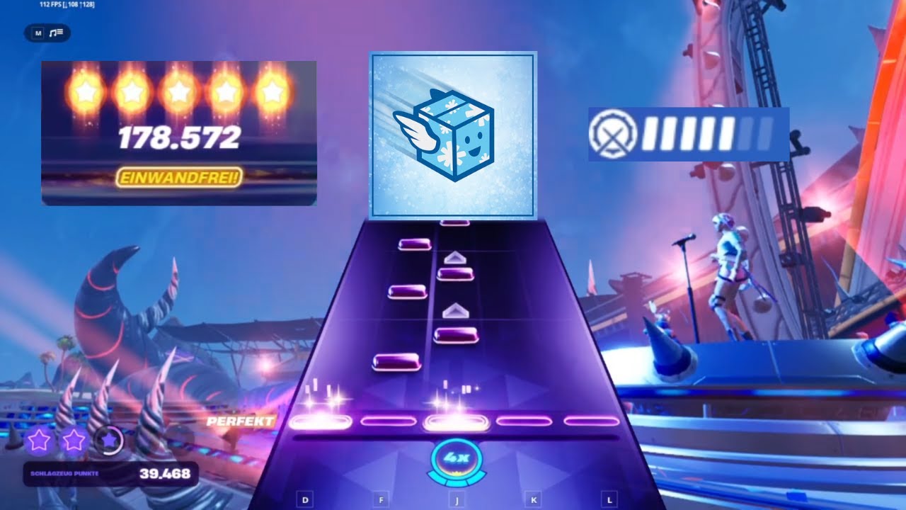 Winterfest Wish Expert Drums | 100% Flawless (178.572) | Fortnite ...