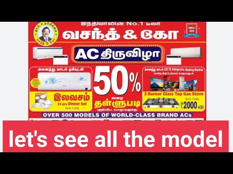 vasanth & co Summer offer | all the collection in vasanth & co valioor - YouTube