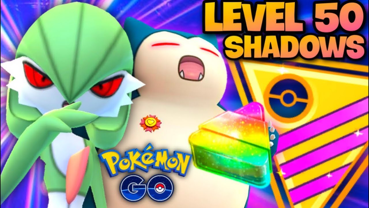 Level 50 Shadow Snorlax & Shadow Gardevoir in GO Battle League Master ...