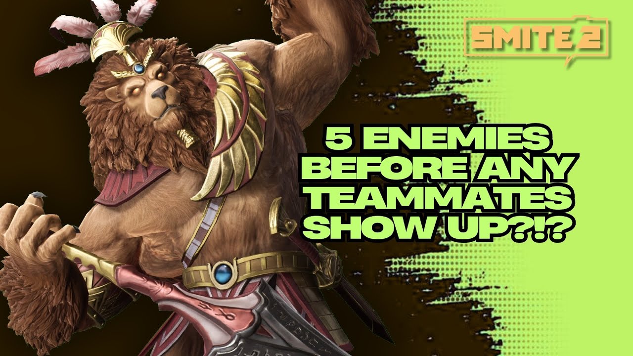 5 ENEMIES BEFORE ANY TEAMMATES SHOW UP?! SMITE 2 ANHUR - YouTube