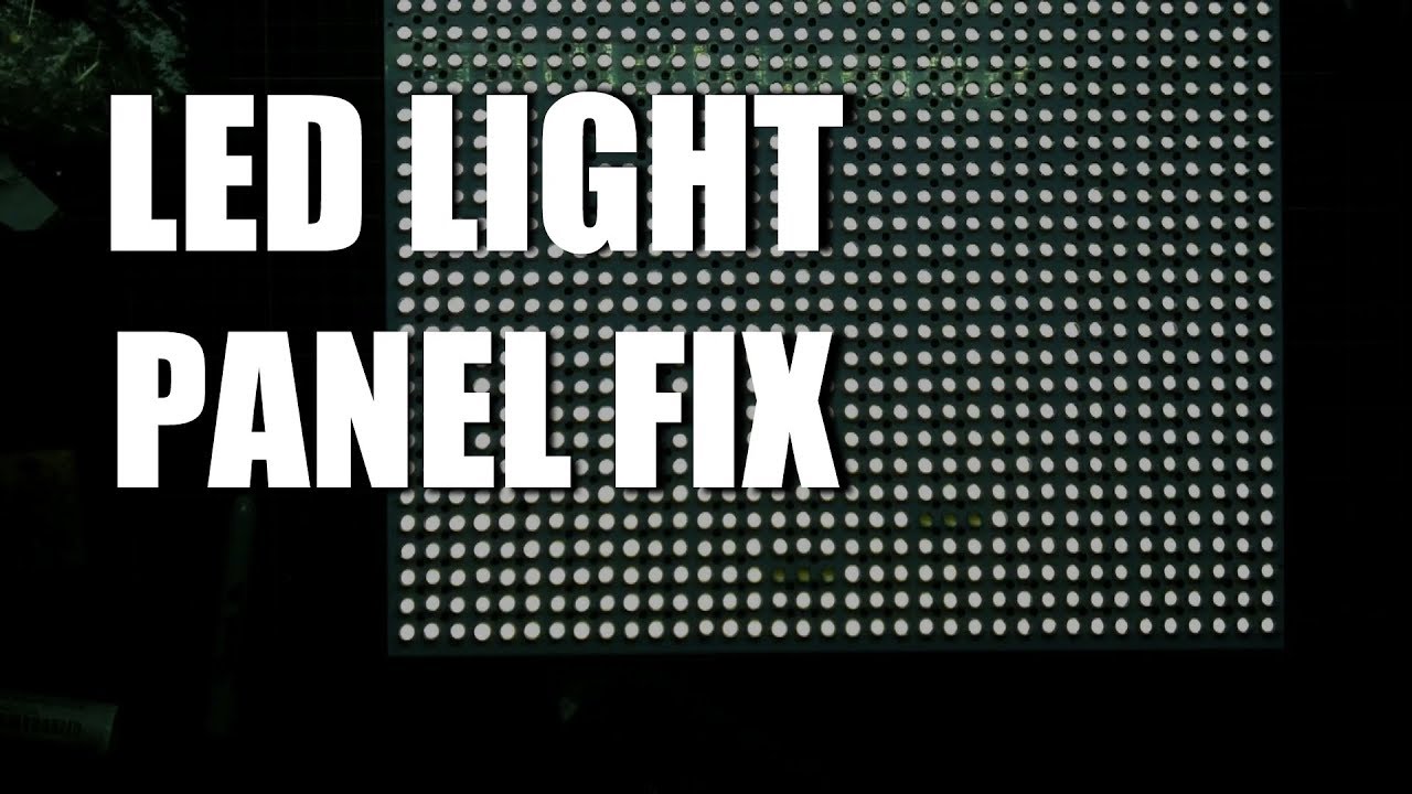 LED Video Light fault trace and repair - YouTube