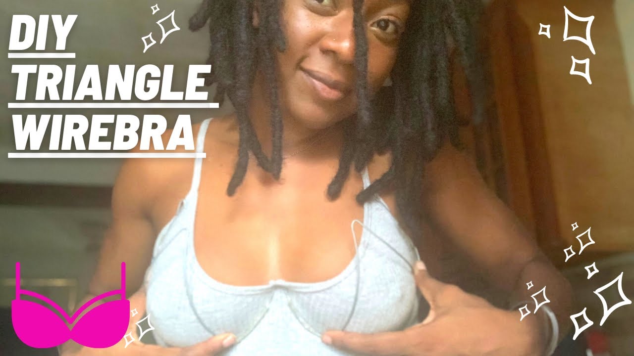 DIY TRIANGLE WIRE BRA - YouTube