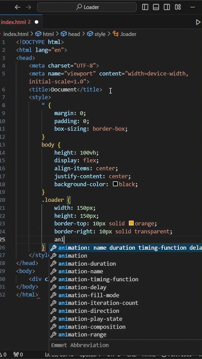 How To Make Loading Animation Using Css Coding Html Htmlcss