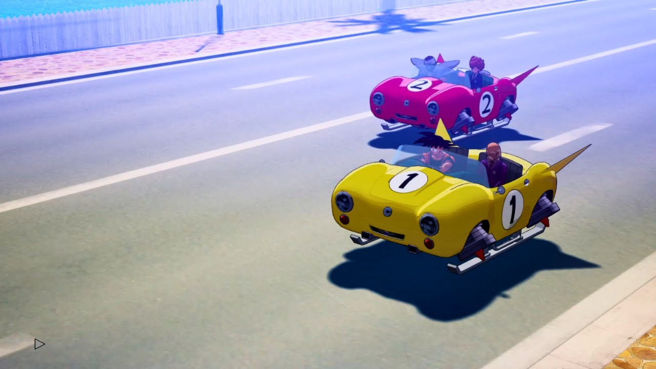 Goku and Piccolo Race Cars.. While on a Driving Test?! | DBZ: Kakarot ...