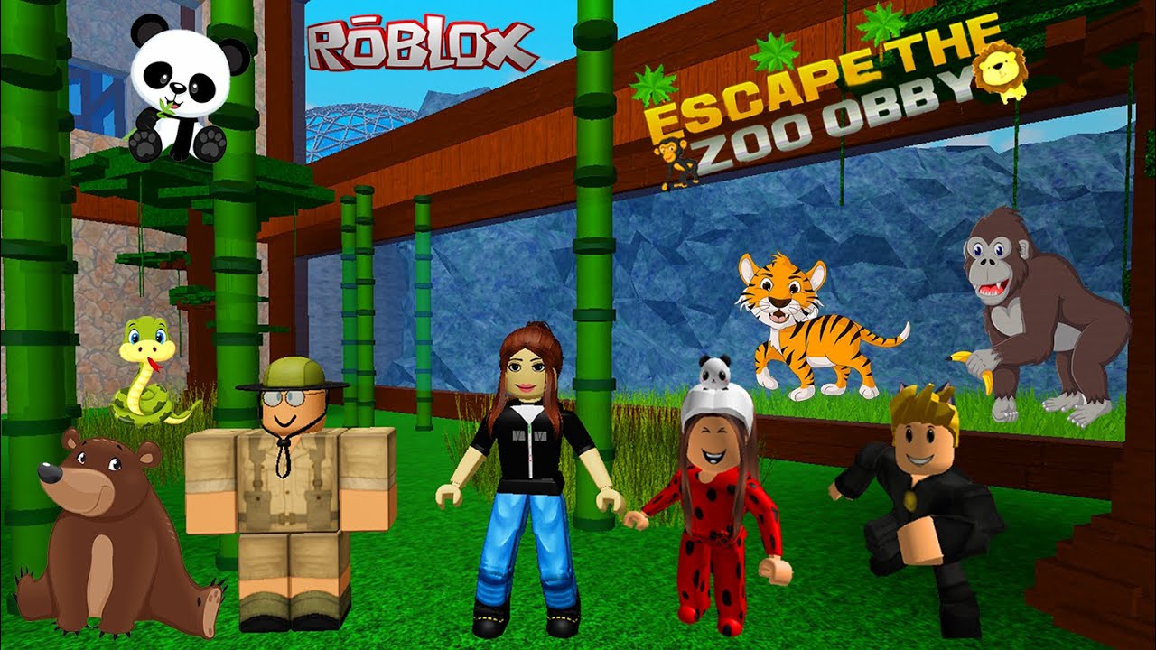 Roblox - ESCAPE DO ZOOLÓGICO MAIS MALUCO DO ROBLOX (Escape The Zoo obby ...