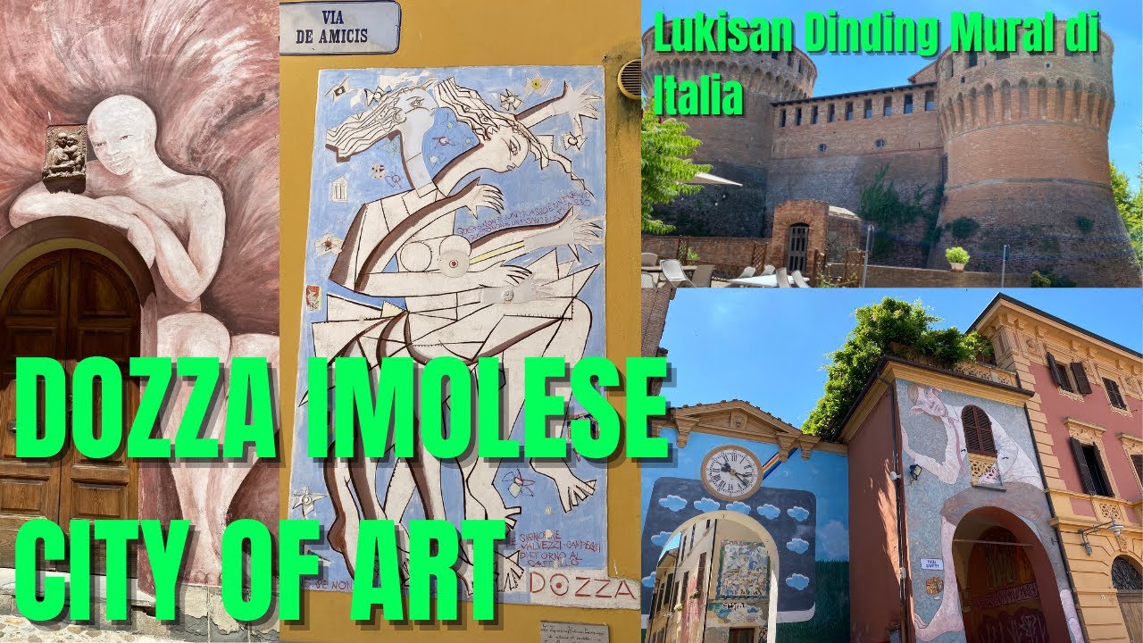 DOZZA IMOLESE | CITY OF ART | HALF DAY TOUR | Lukisan Dinding Mural di ...