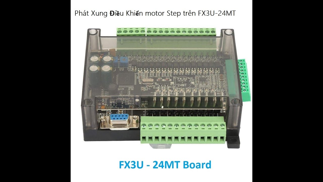 FX3U Board | Phát xung cho motor Step trên board FX3U-24MT - YouTube