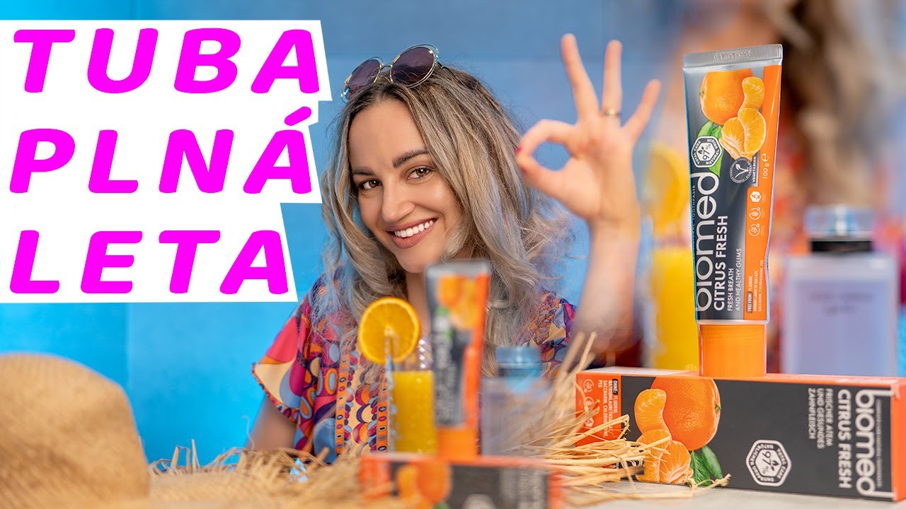 Moja letná zubná pasta - Biomed Citrus Fresh [ZUBÁRKA TESTUJE] - YouTube
