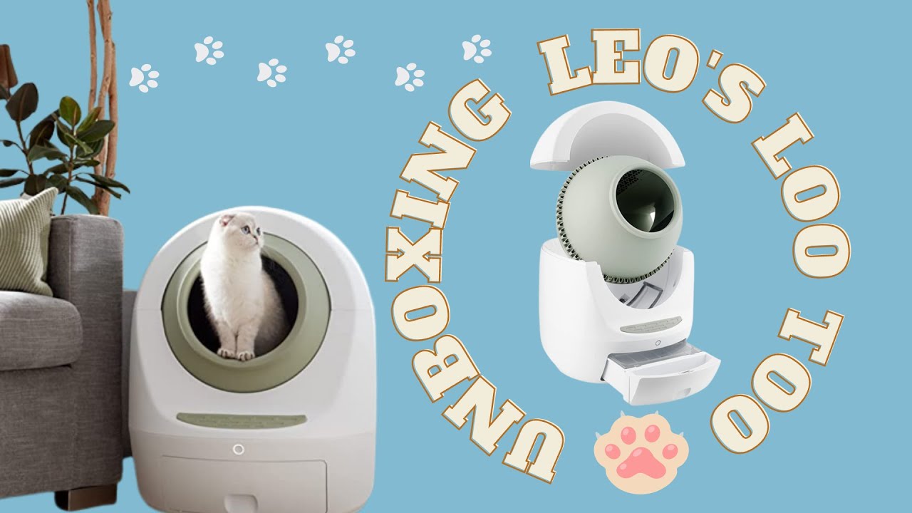 Unboxing Leo's Loo Too Automatic Cat Litter - YouTube