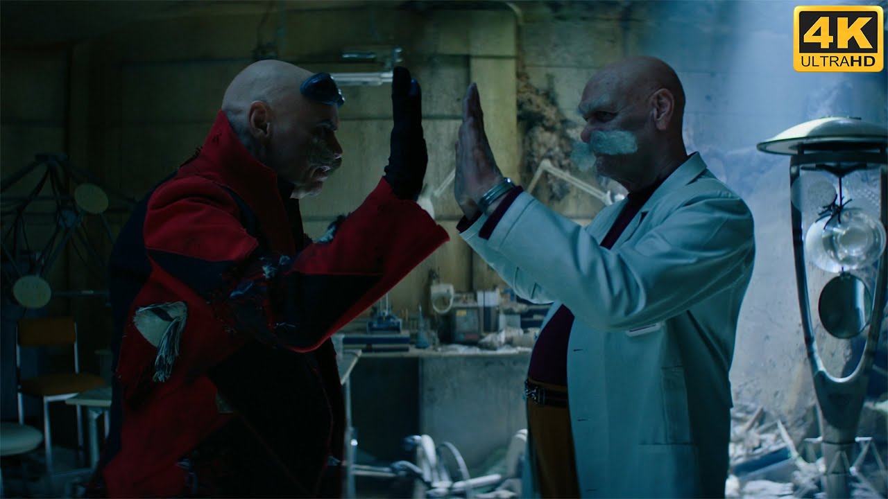 ROBOTNIK MEETS HIS FATHER l Sonic 3 4K CLIP - YouTube