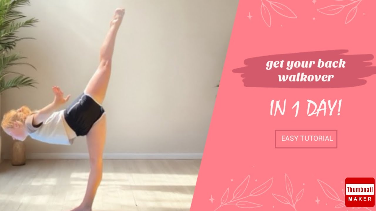 How to do a back walkover in ONE day! | tutorial #tutorial #gymnastics ...