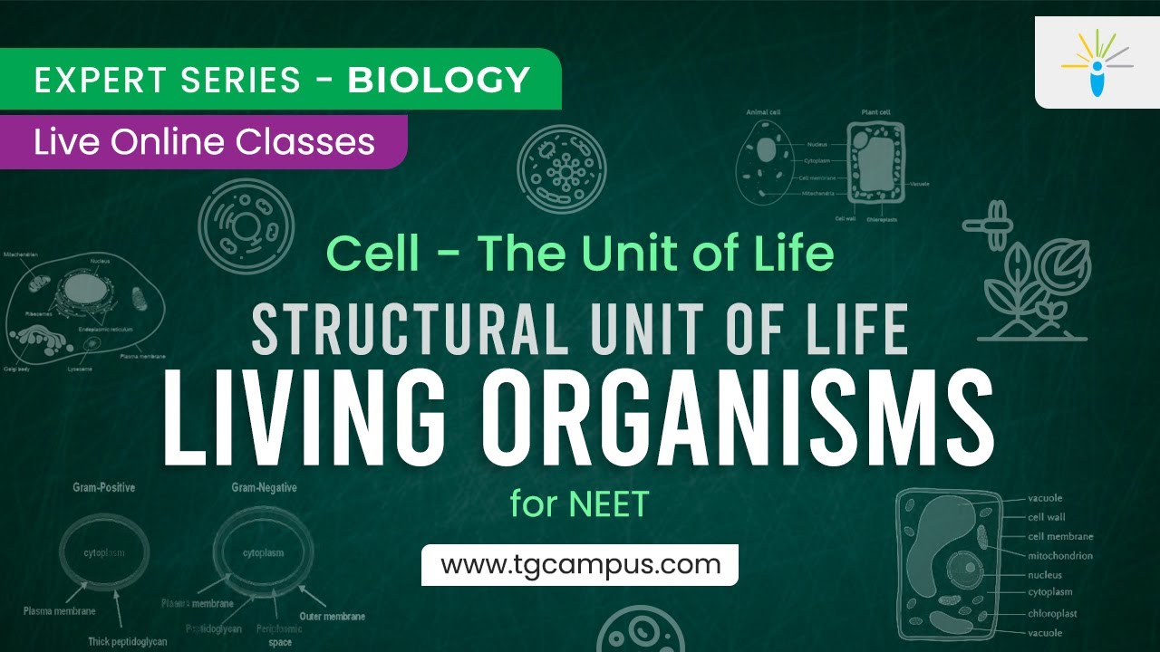 Structural Unit of Life | Living Organisms | NEET | Biology - TG Campus ...