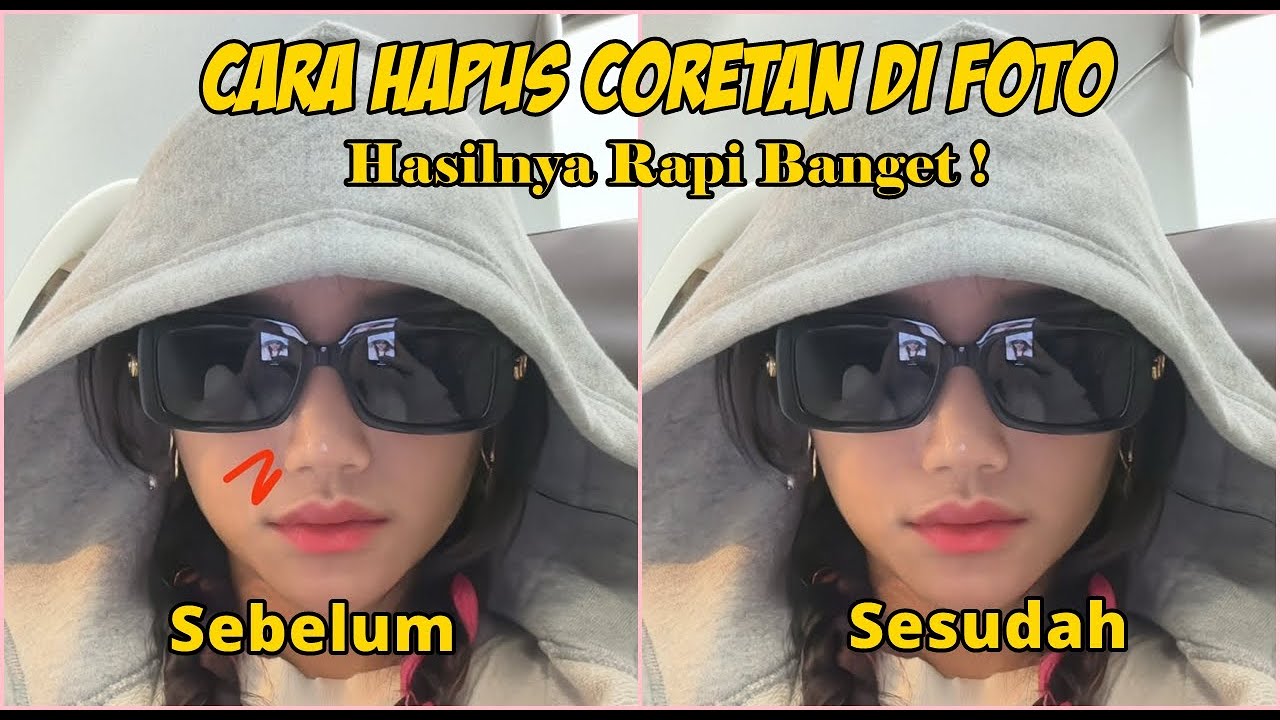 Cara Menghapus Coretan Di Foto Galeri - YouTube