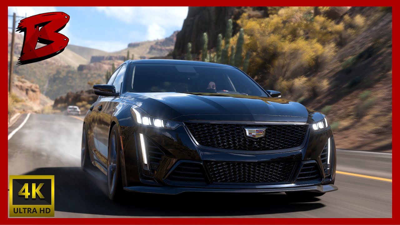 Cadillac CT5-V 🚗 Forza Horizon 5 🚘☁️ Freeroam Gameplay in 4k - YouTube