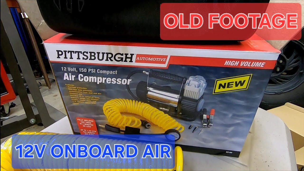Old Footage: First Air Compressor modification - YouTube