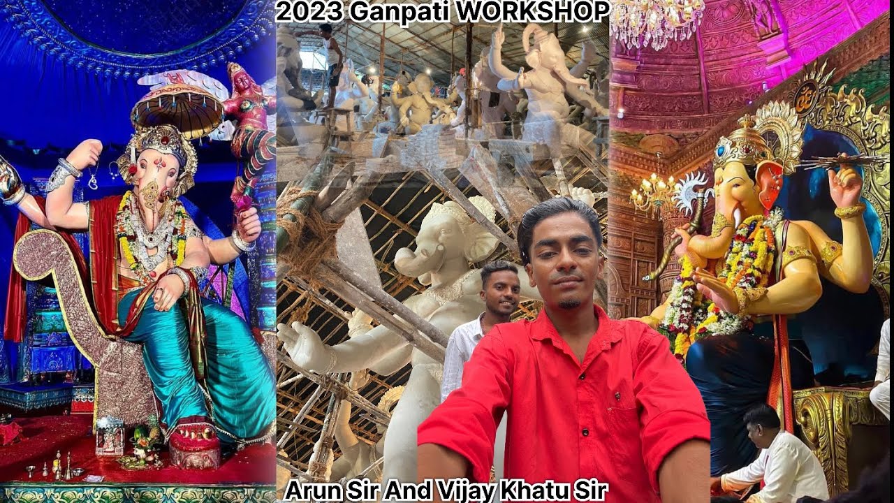 MUMBAI | ARUN | DATTA | WORKSHOP | BIGGEST | GANPATI | CHINTAMANI | LALBAUGCHA RAJA | 2023 | 🙏💯 ...