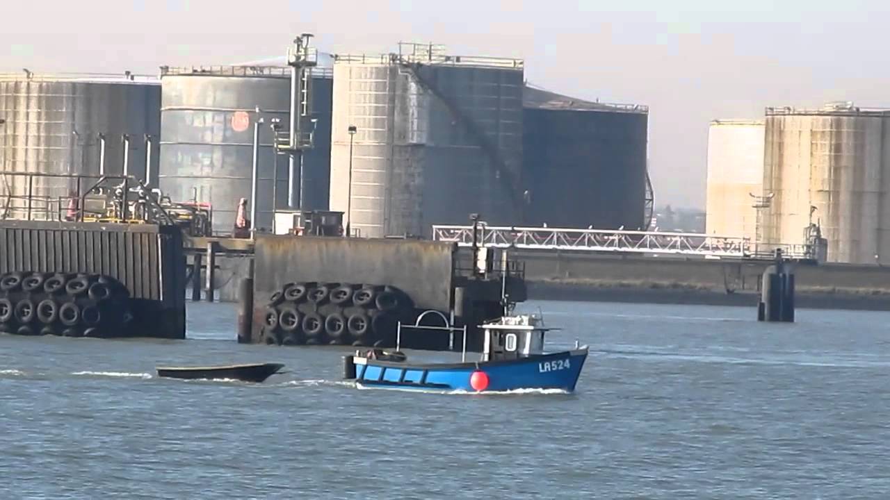 Sailing Past Coalhouse Point And Tilbury Docks In Essex - YouTube