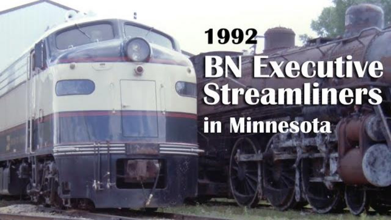 BN F9 Executive Streamliners pull Budd RDC Cars in Minnesota, Sept ...