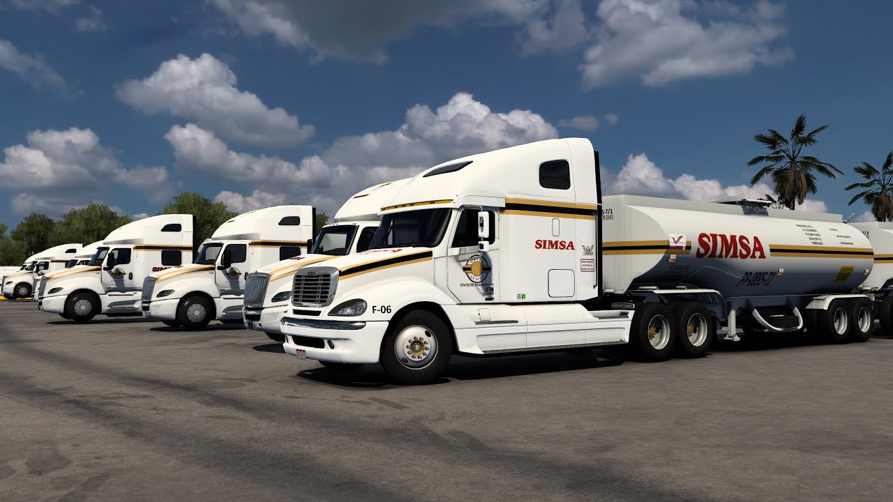 SABADO DE CONVOY SIMSA!|FREIGHTLINER COLUMBIA|AMERICAN TRUCK SIMULATOR ...