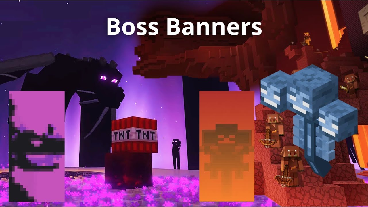 Minecraft Boss Banners (1.16+) - YouTube