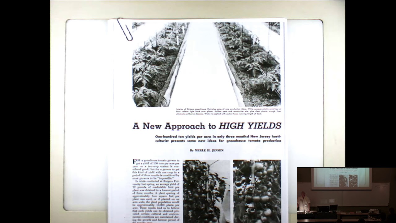 Becoming a Greenhouse Vegetable Consultant - Merle Jensen, PhD - YouTube