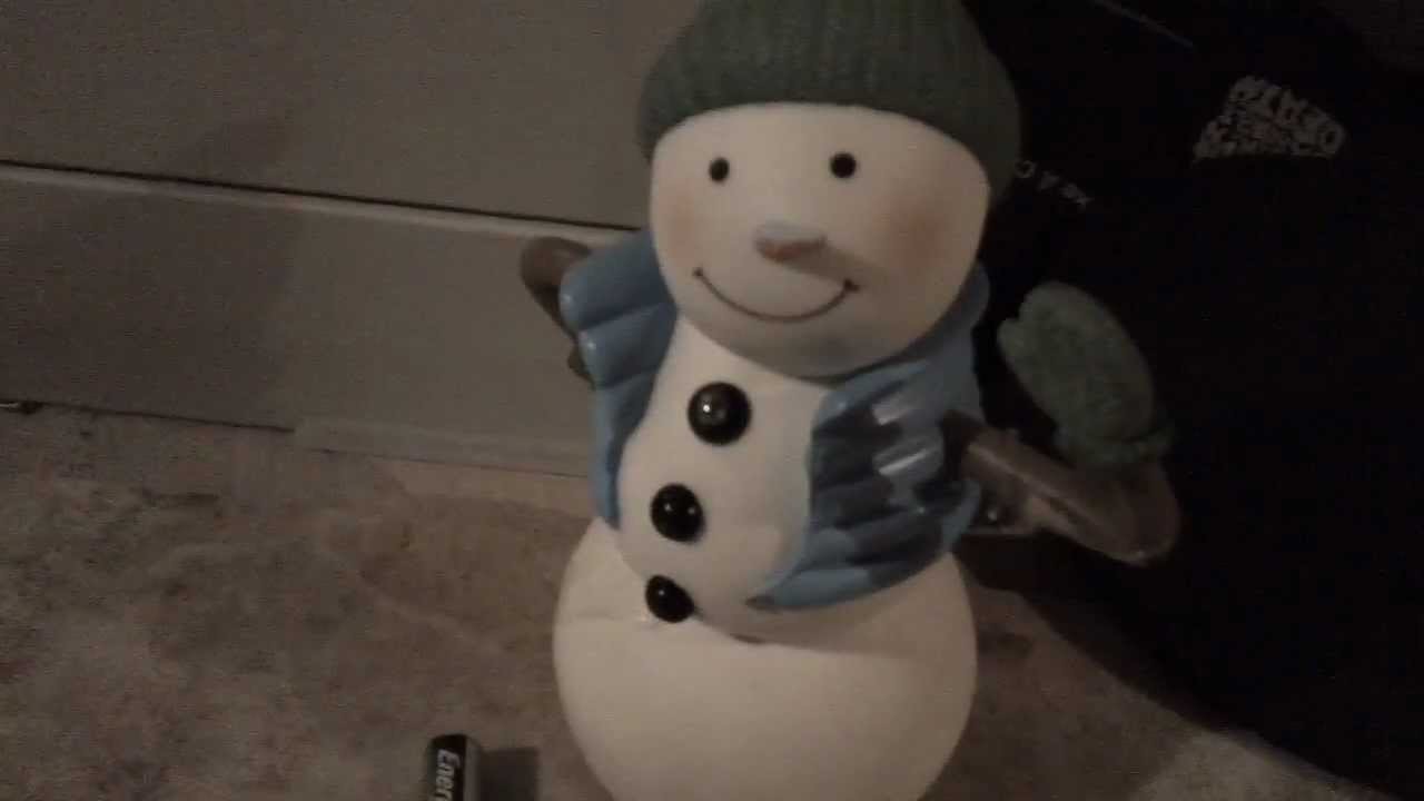 hallmark fridge snowman - YouTube