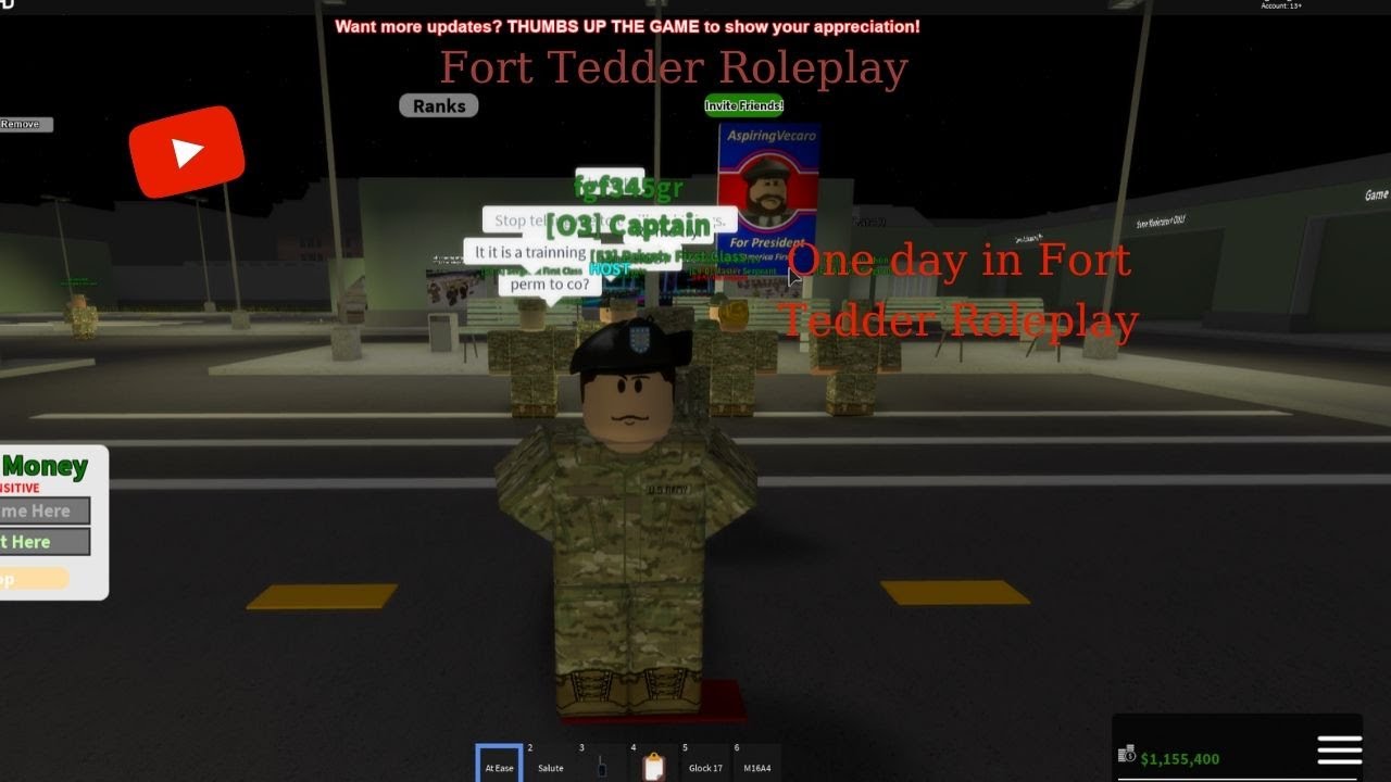 Roblox-Fort Tedder Roleplay-Roleplay as HS - YouTube