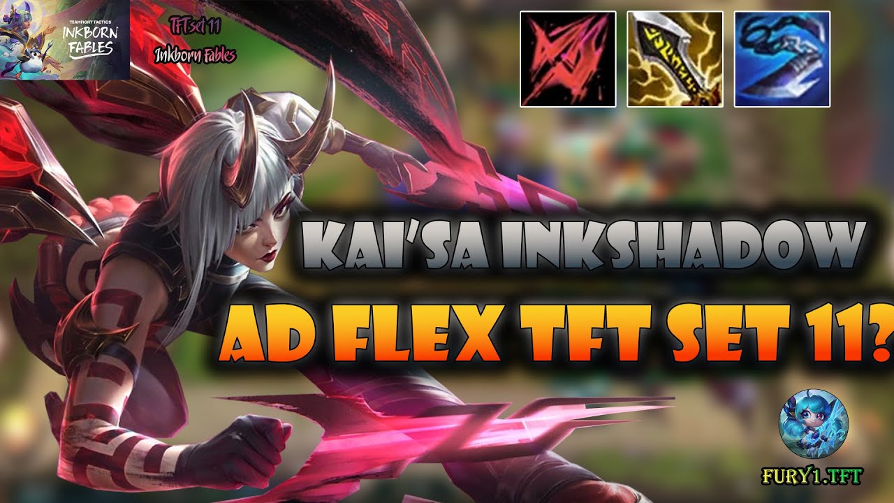 TFT SET 11 | FLEX KAISA AD INKSHADOW BRUISER | INKBORN FABLES - YouTube