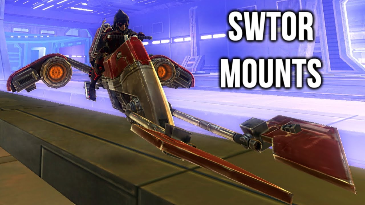 SWTOR: My Rare Mounts: Orlean Patriot, Dessler, Tirsa, Tauntaun ...