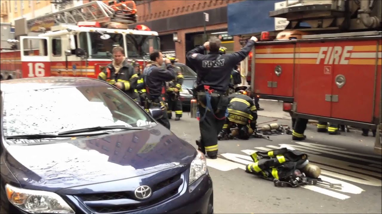 COMPILATION 04 - SEVERAL VIDEOS OF THE FDNY ON SCENE AT VARIOUS FIRES ...