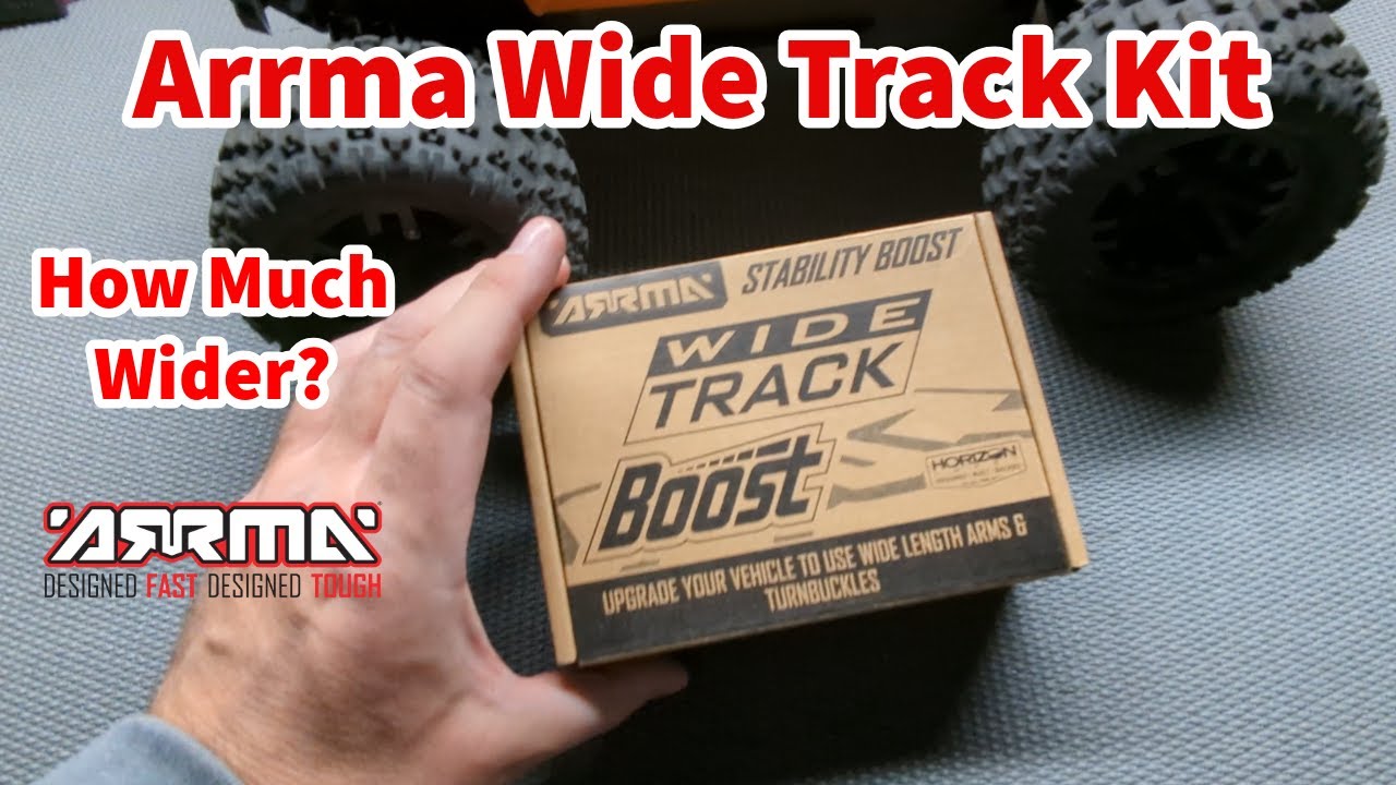 Arrma Granite Wide Track Boost Kit Install...How Much Wider Is It ...