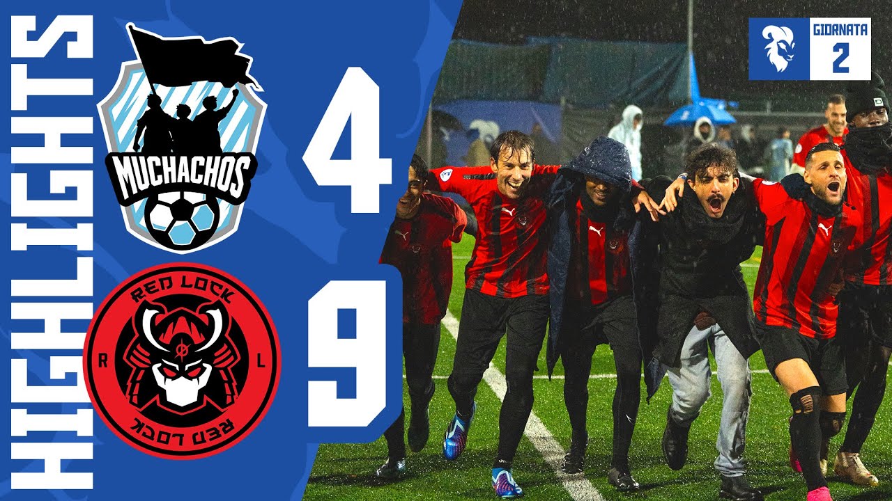 GOLEADA RED LOCK nel diluvio, MASSEO imbattuto | MUCHACHOS - RED LOCK 4 ...