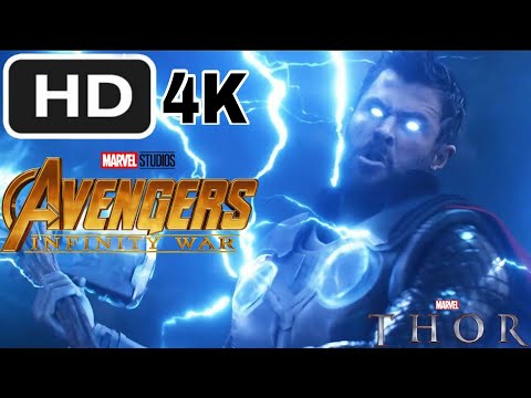 Thor arrives in wakanda scene- Avengers infinity war (2018) english/Hindi in full HD 4K