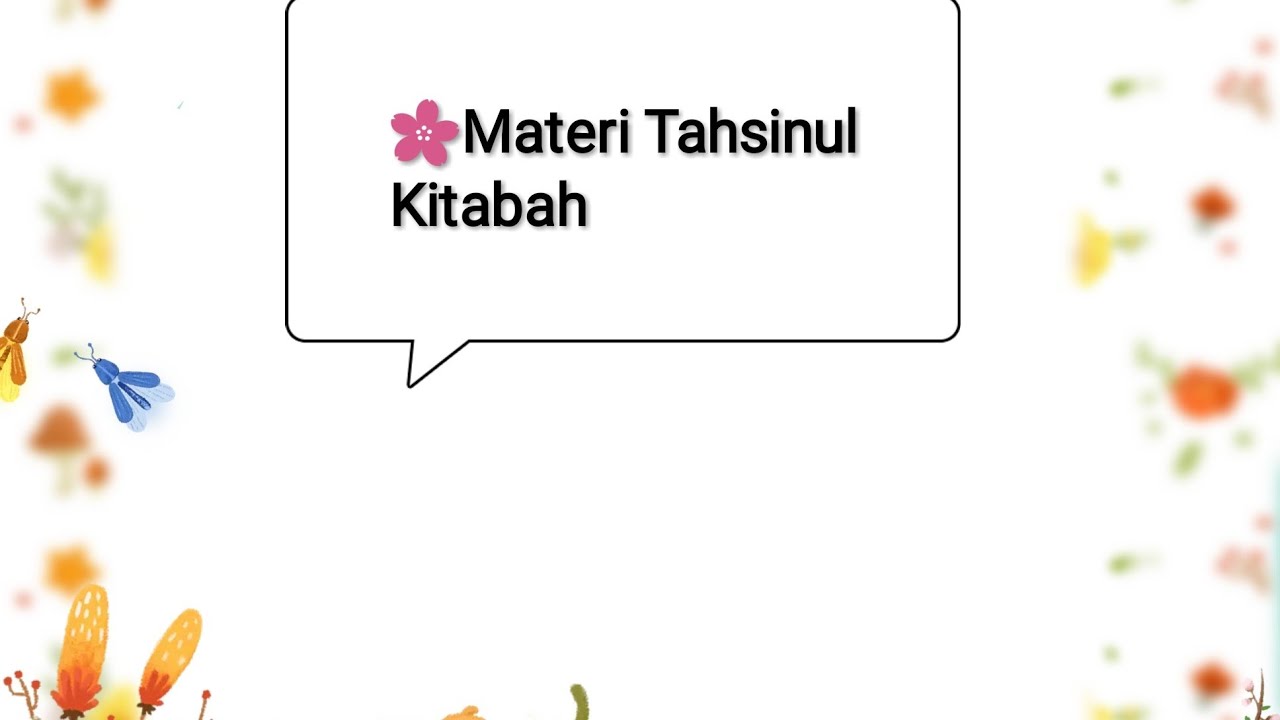 Tahsinul Kitabah menyambung huruf hijaiyah dari ص sampai غ - YouTube