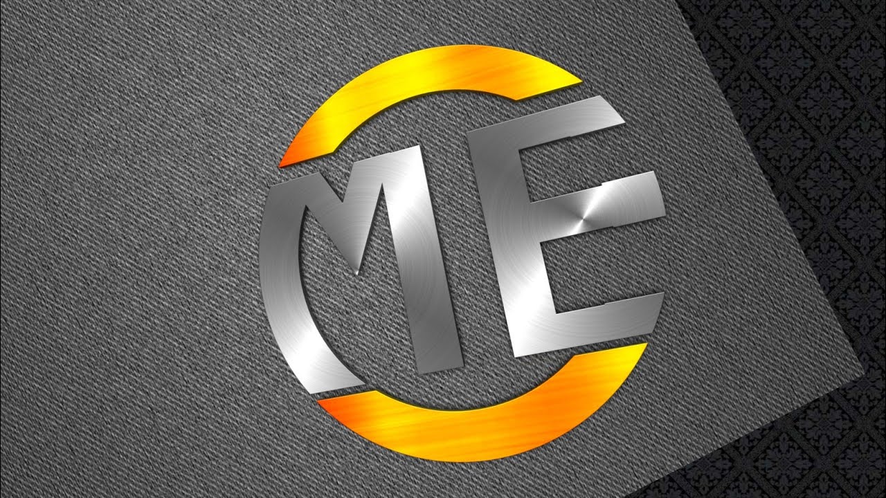 M E Professional Logo design Tutorial || Pixellab logo design Tutorial ...