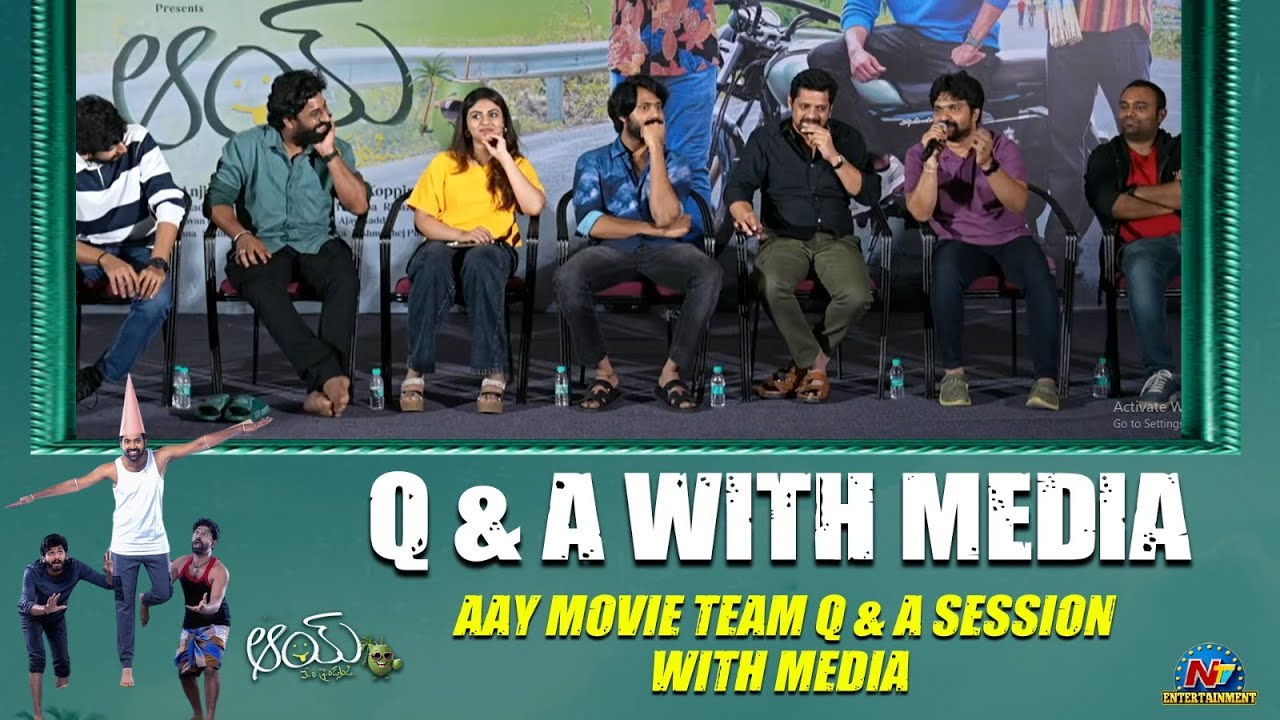 AAY Movie Team Q & A Session with Media | Narne Nithin | Nayan Sarika ...
