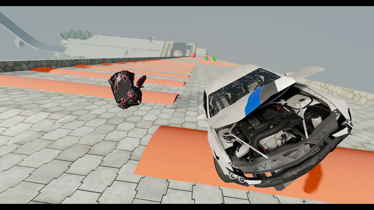 SPEED JUMP BUMP #1 - Beamng Drive - Beamng Drive Crash - YouTube
