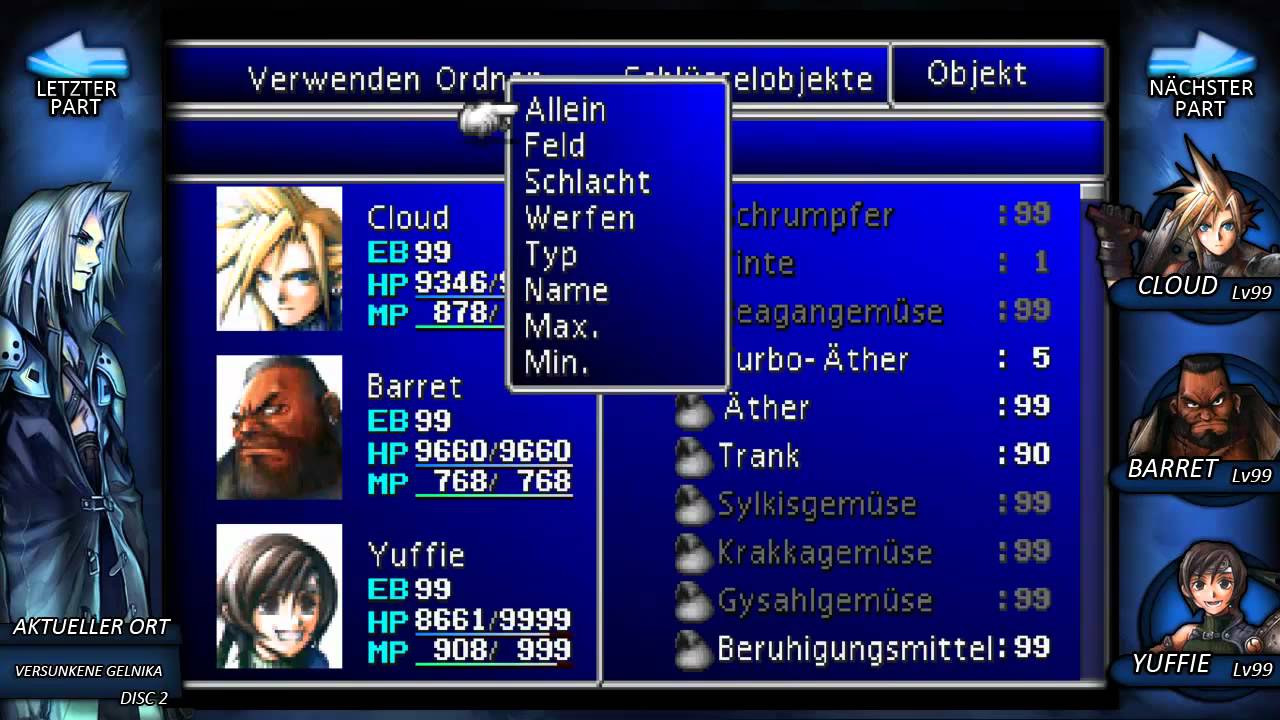 Final Fantasy VII - #64 - [Perfect Game]: Die versunkene Gelnika - YouTube