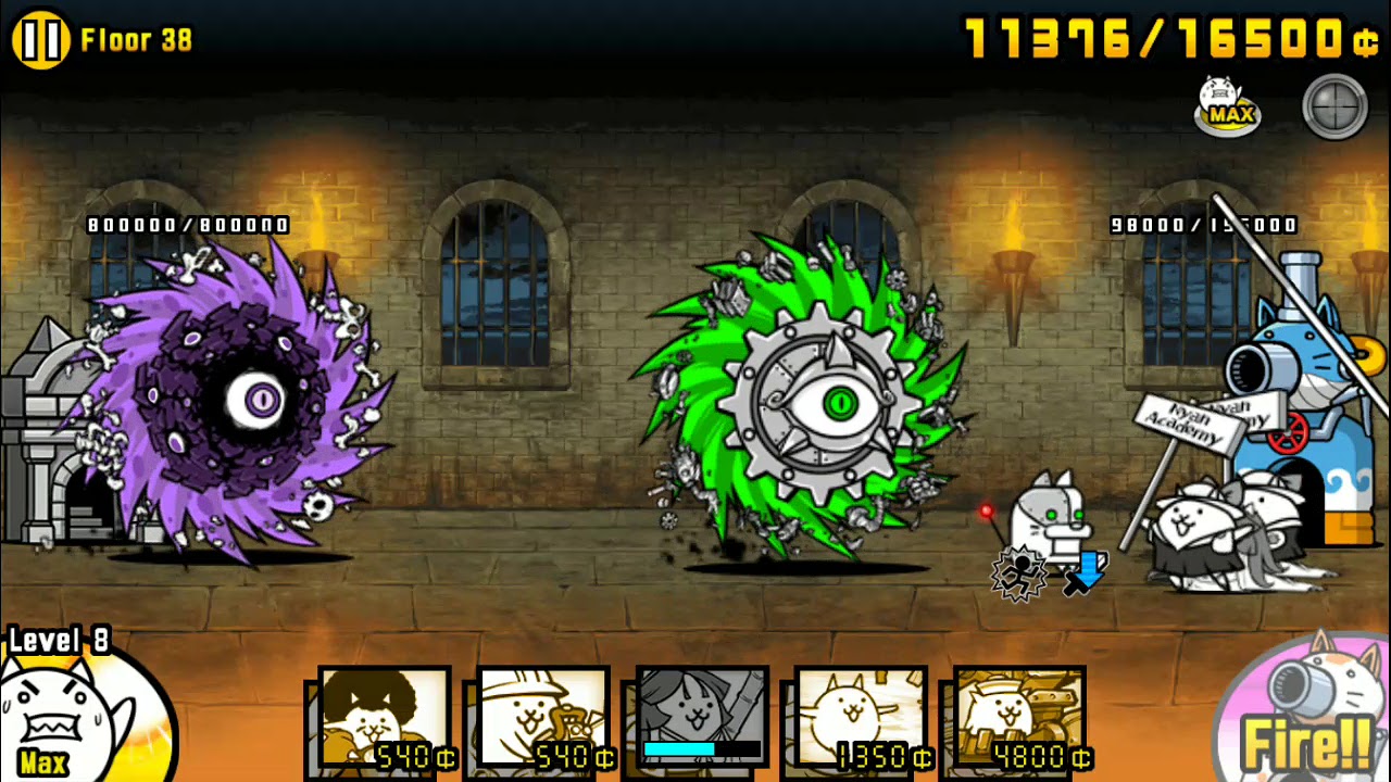 Battle Cats Floor 38 using Princess Kaguya and Assassinlan Pasalan ...