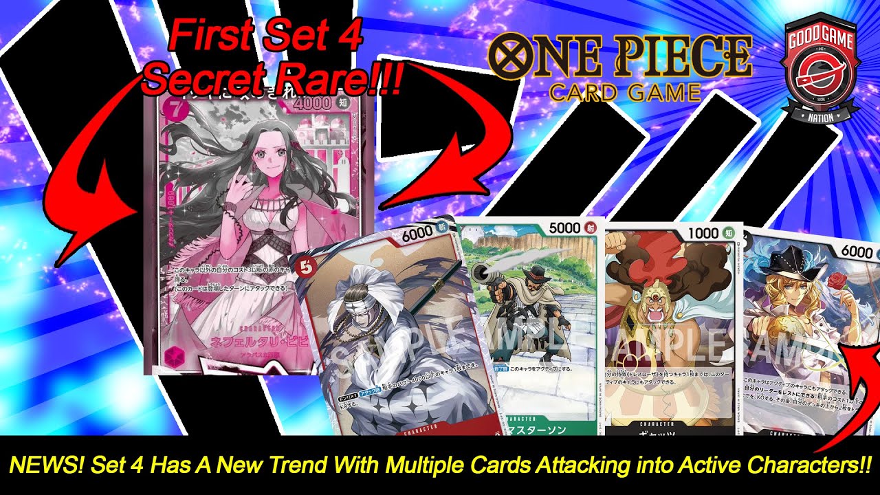 One Piece TCG - News!! Set 4 Vivi Secret Rare Revealed!! What were they ...