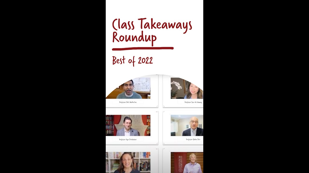 Class Takeaways Round Up: Best of 2022 - YouTube