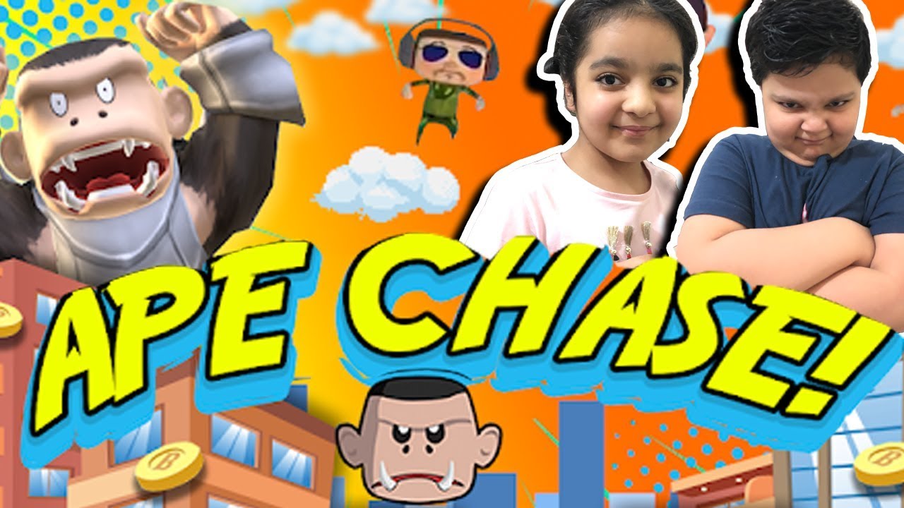 FGTEEV APE CHASE GAMEPLAY - MONKEY ENDLESS RUNNING GAME - SIBLINGTALK ...