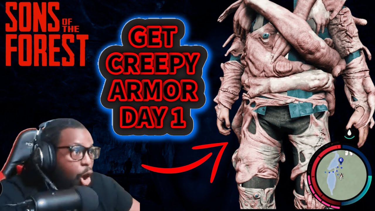 Sons Of The Forest - GET CREEPY ARMOR DAY 1- - Starting From (Forest ...