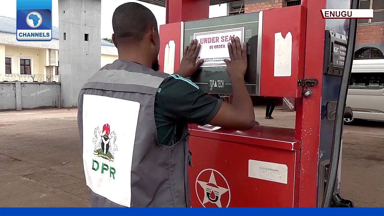 DPR Shuts Fuel Stations For Selling Above Approved PMS Pump Price - YouTube